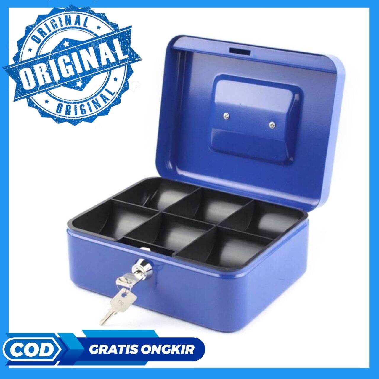 Krisbow Cash Box 30 Cm - Biru | Lazada Indonesia