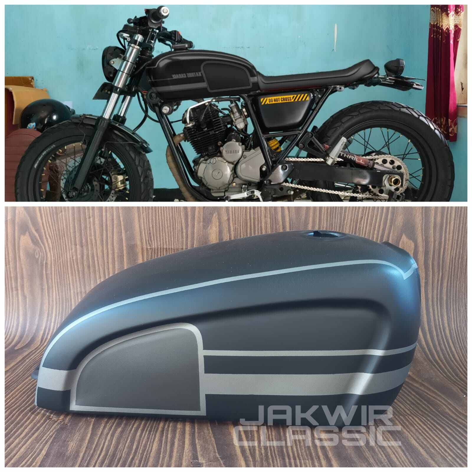 Tangki bratstyle japstyle custom scrambler bober tracker | Lazada Indonesia