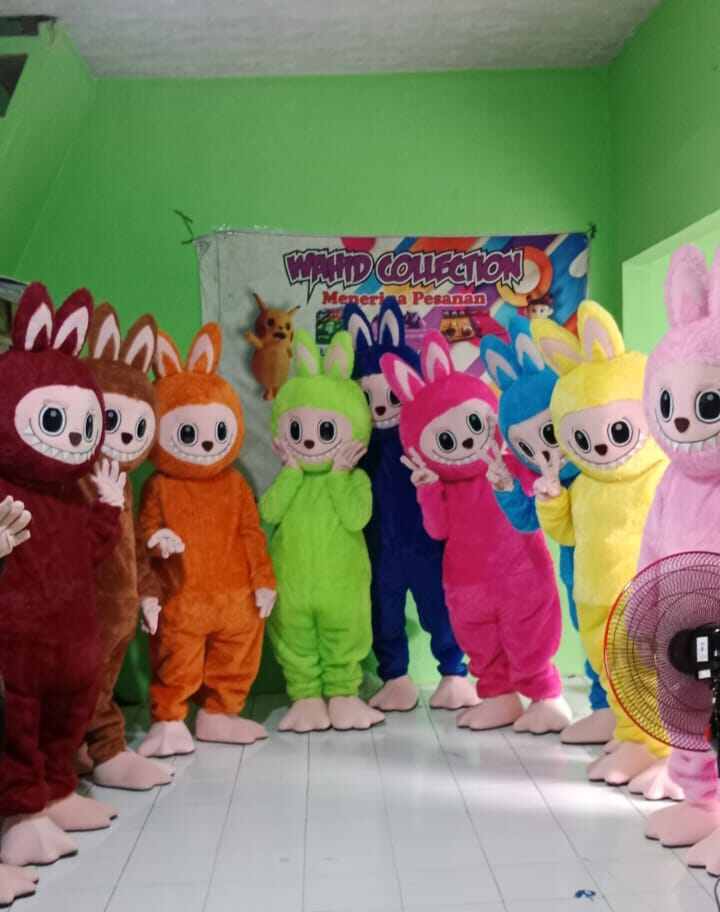Kostum badut labubu biru muda | Lazada Indonesia