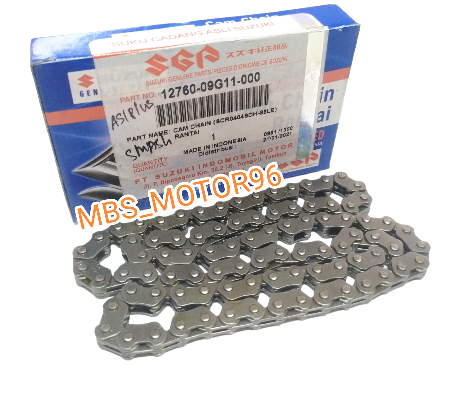 Rantai Keteng Suzuki Smash Titan Original 12760-09G11-000 Rantai Keteng ...