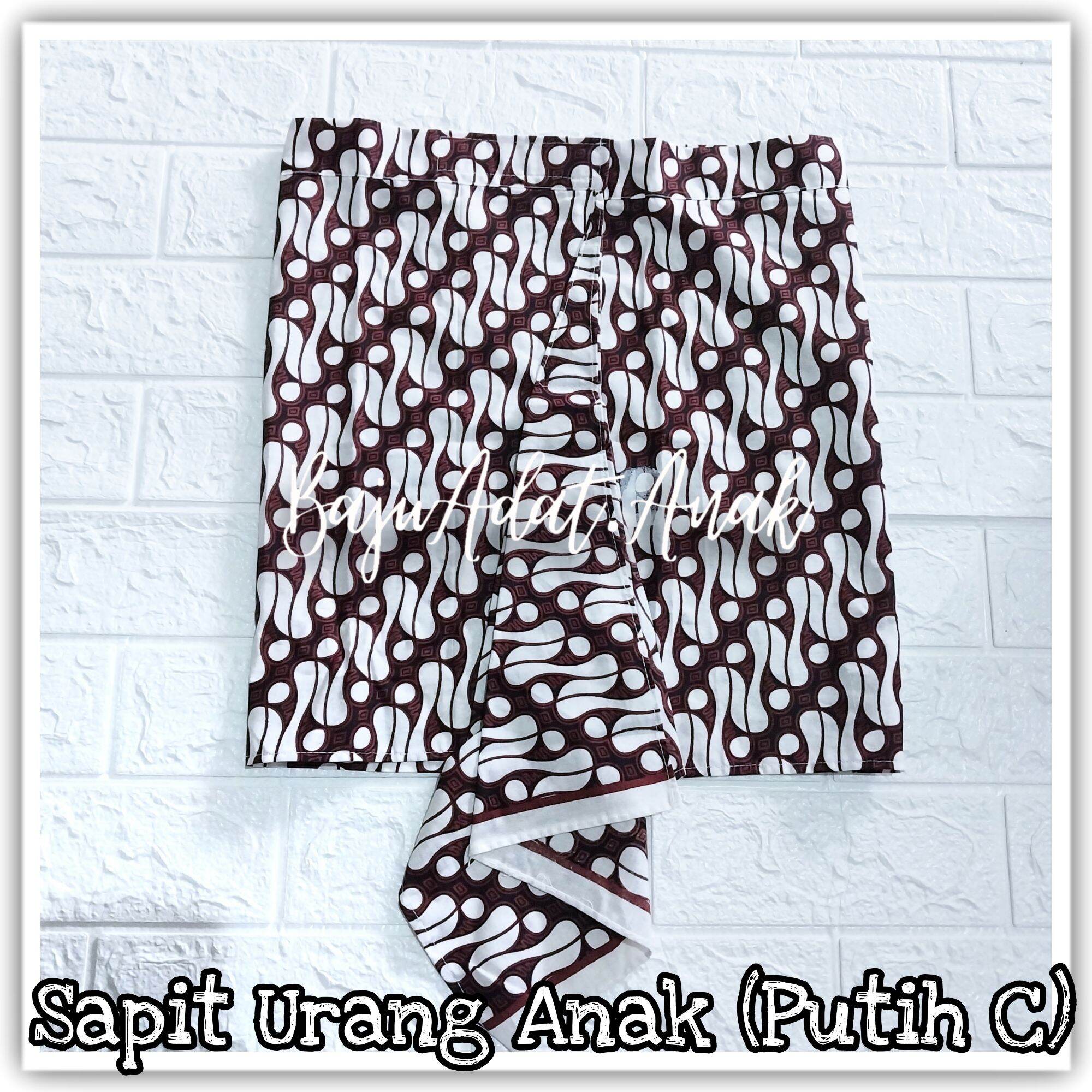 Kain Sembong| Sapit Urang Anak | Kain separo basofi sunda jawa | Lazada ...