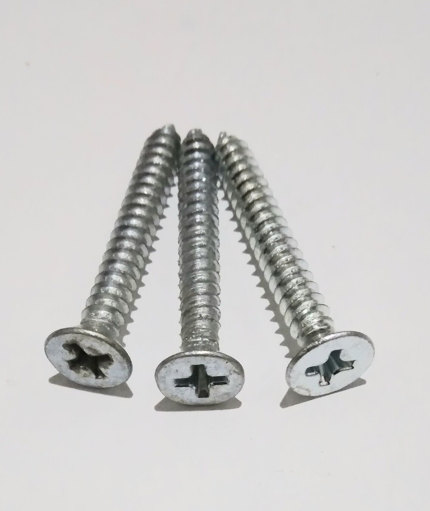 PAKET 50 PCS SEKRUP FH #8 × 1-1/4"(30MM/3CM) FLAT HEAD TAPING SCREW ...