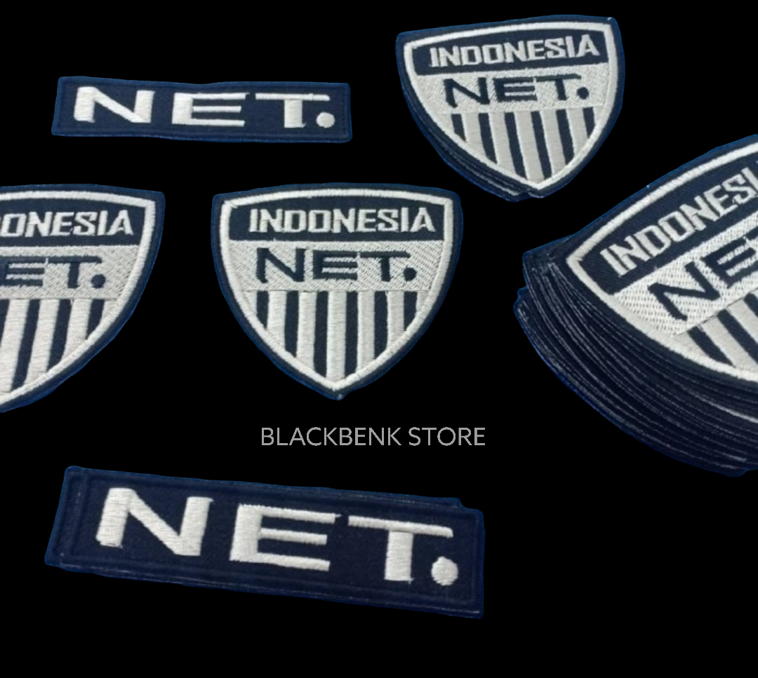 emblem net tv satu set emblem logo patch net tv | Lazada Indonesia