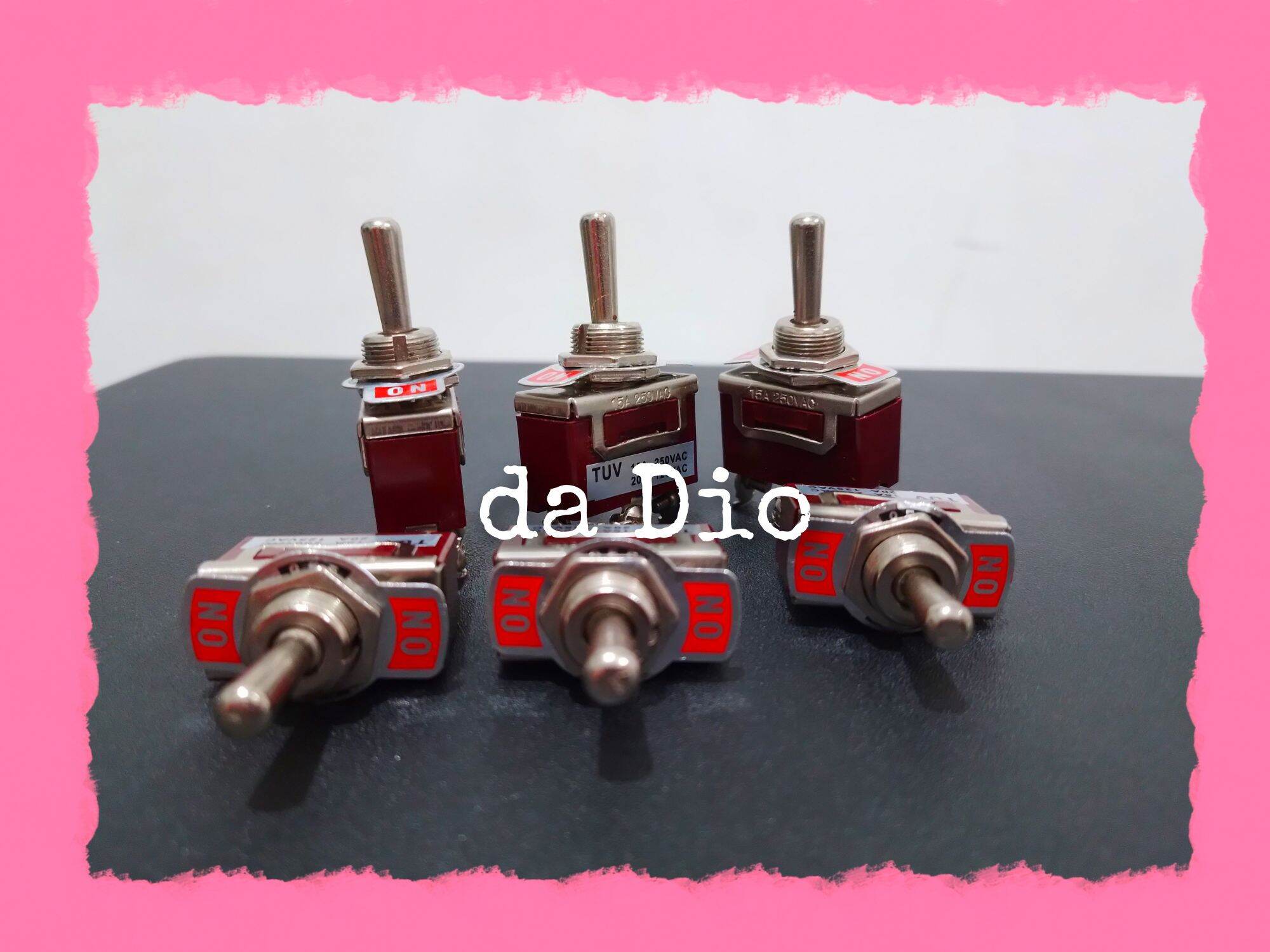 3 PIN SAKLAR SWITCH TOGGLE TOGLE TOMBOL ON OFF 3 PIN BESI SWIT | Lazada ...