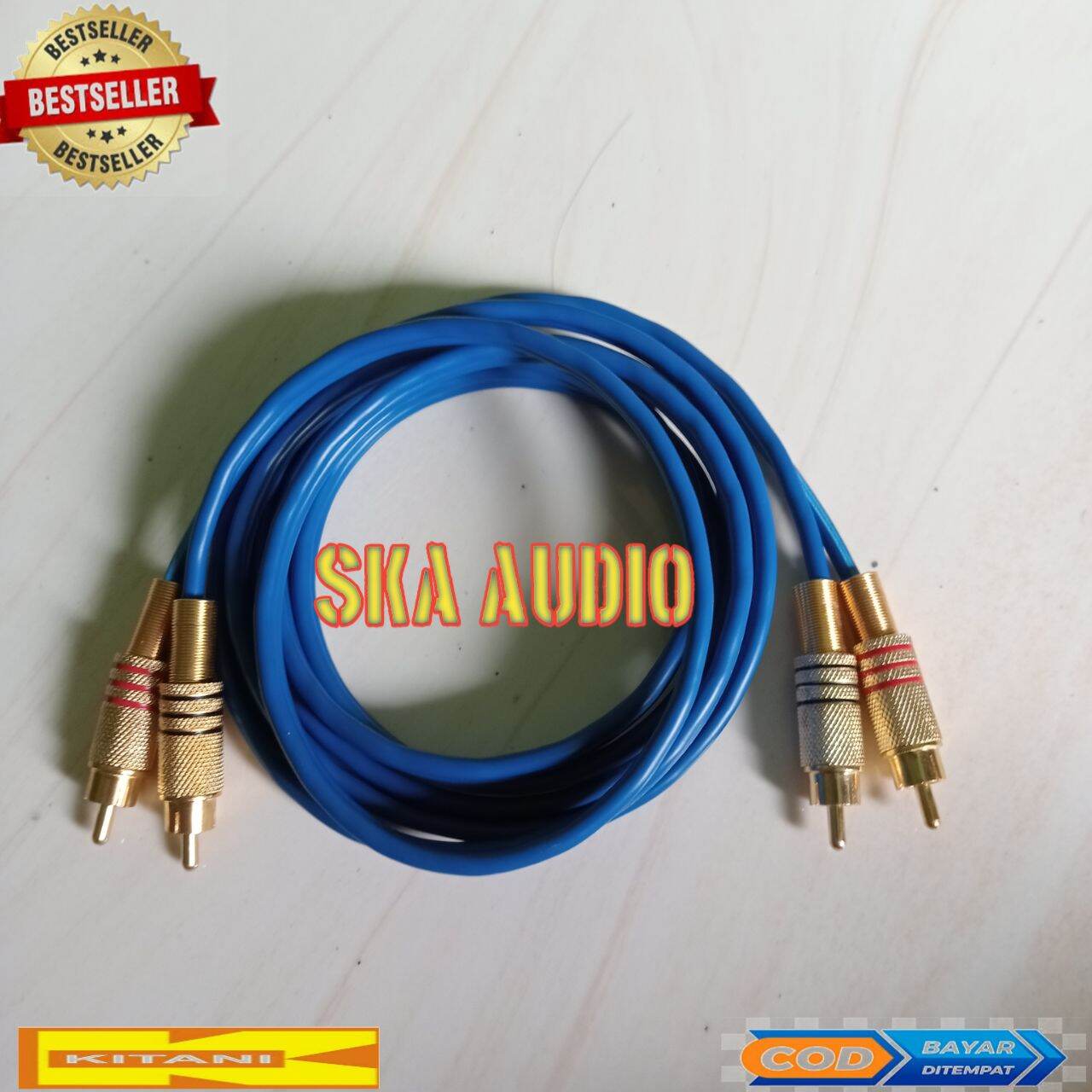 kabel rca 2 jalur kabel konektor audio kualitas kami menyedikan parian ...