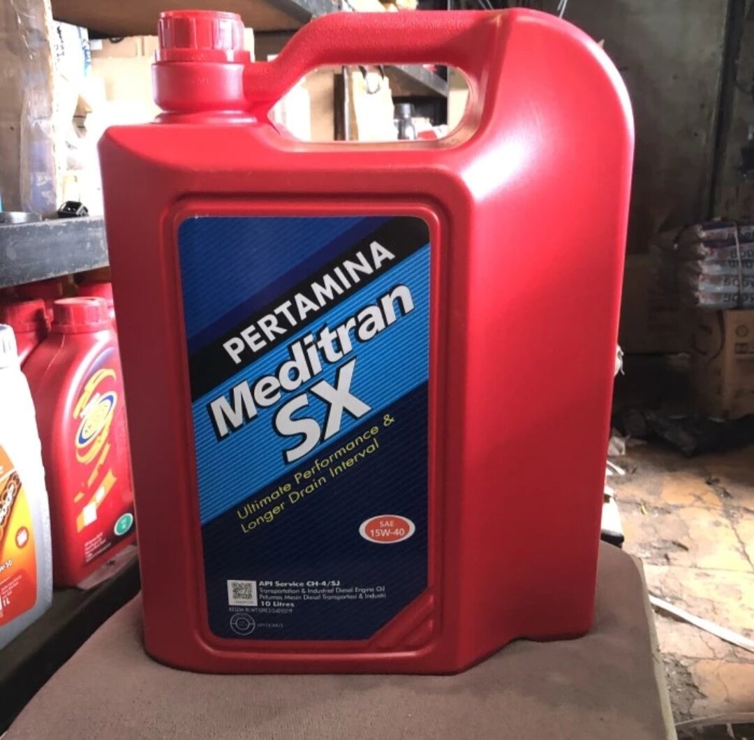 Oli Pertamina Meditran SX SAE 15W-40 Diesel 10 Liter 💯 Original ...