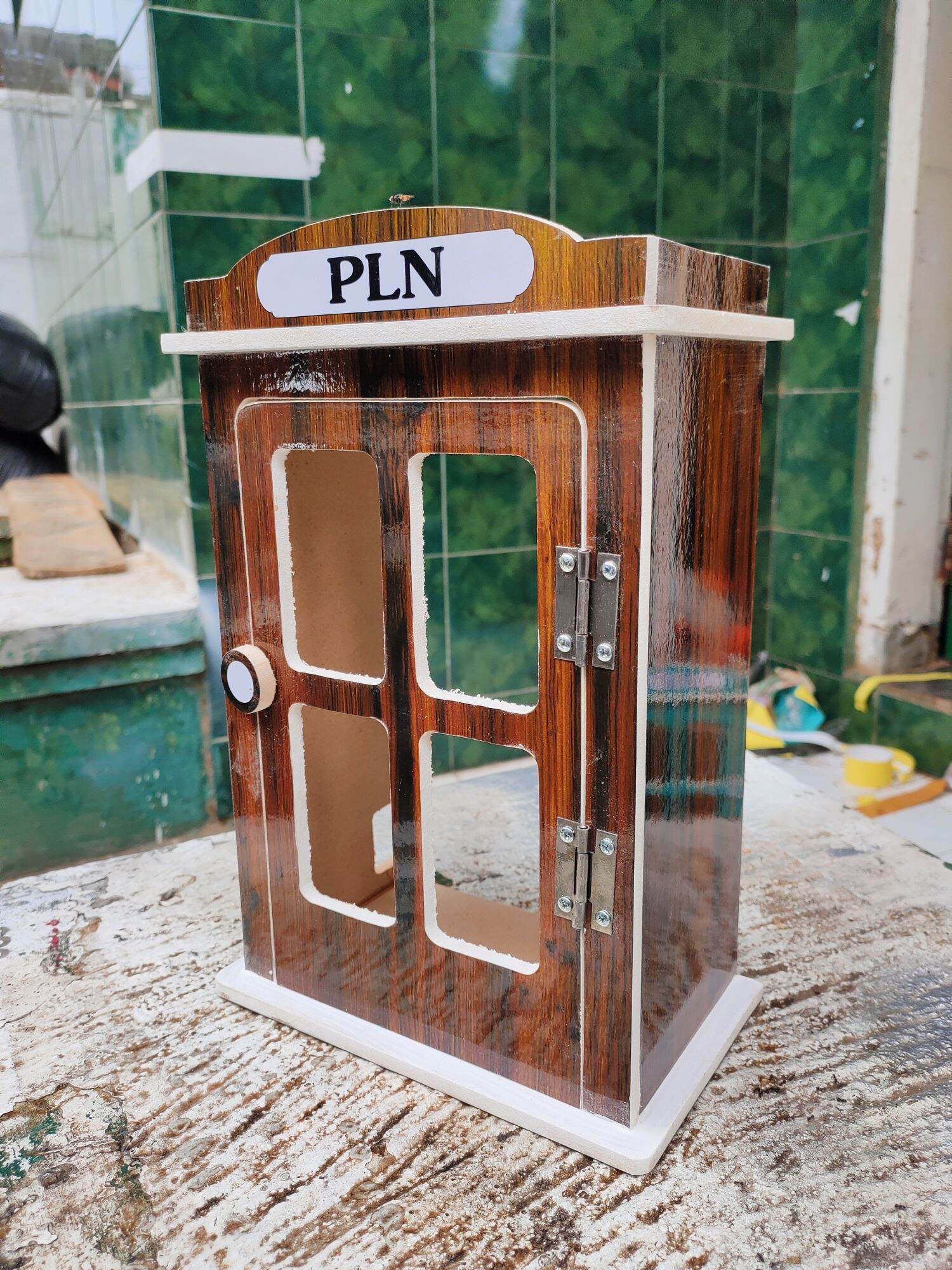 Box Meteran listrik Token Kayu | Lazada Indonesia