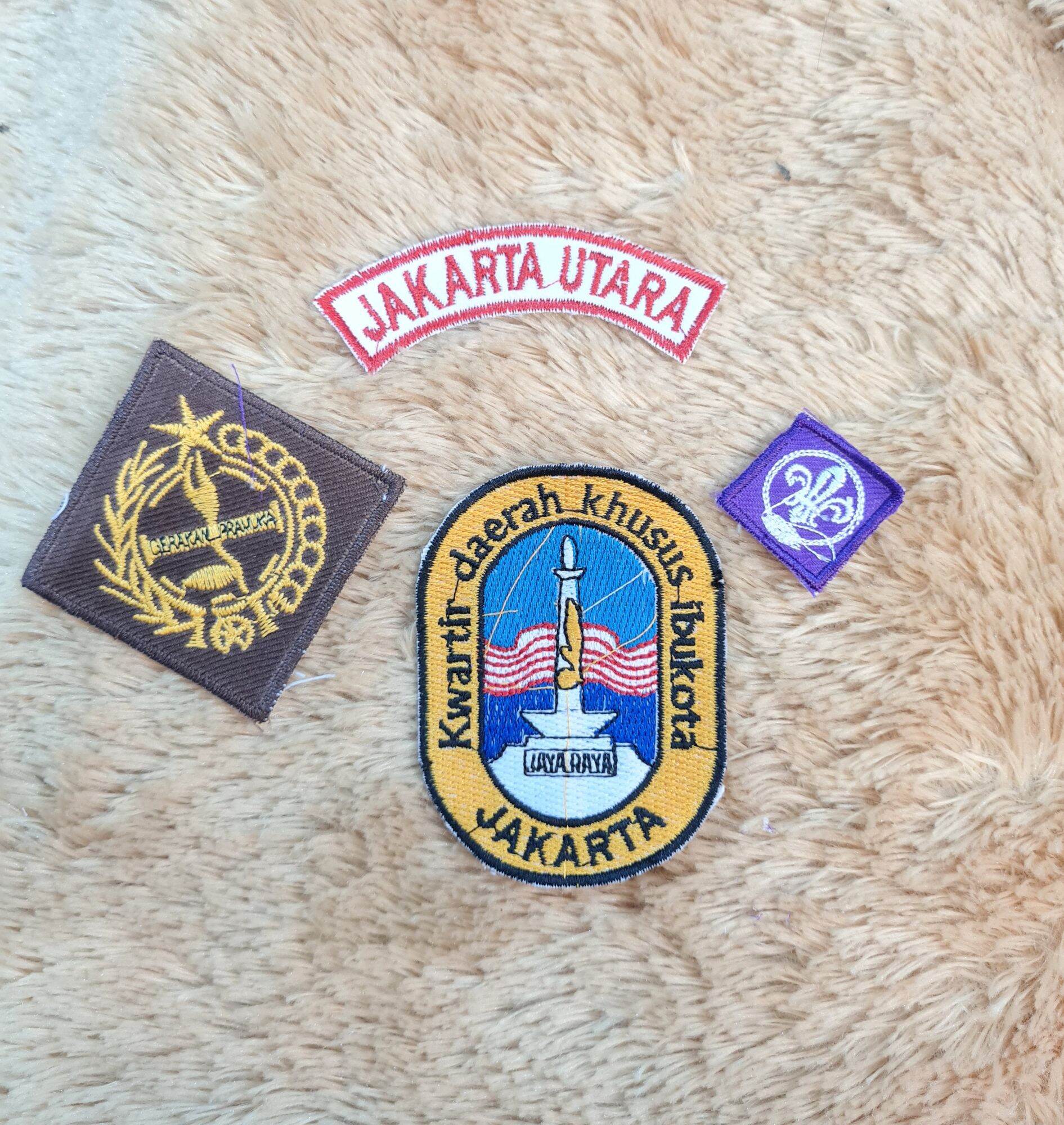 ATRIBUT PRAMUKA JAKARTA UTARA LAKI | Lazada Indonesia