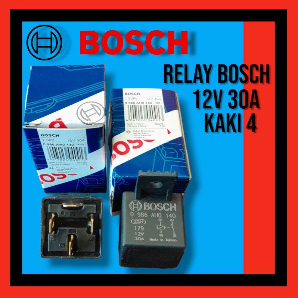 1 Buah Relay 12V 30A Kaki 4 Relay Bosch | Lazada Indonesia