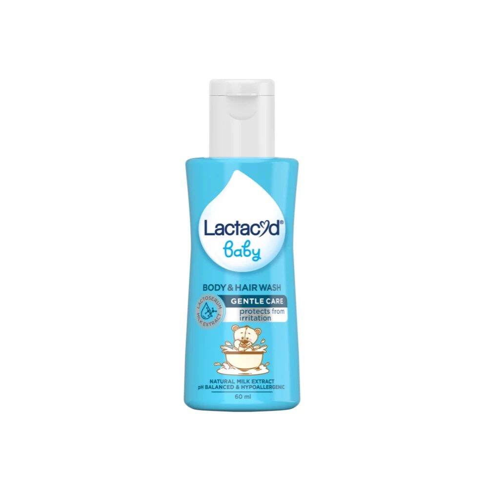 Lactacyd Baby Gentle Care 2 in 1 Body and Hair Wash 60ml biru kemasan ...