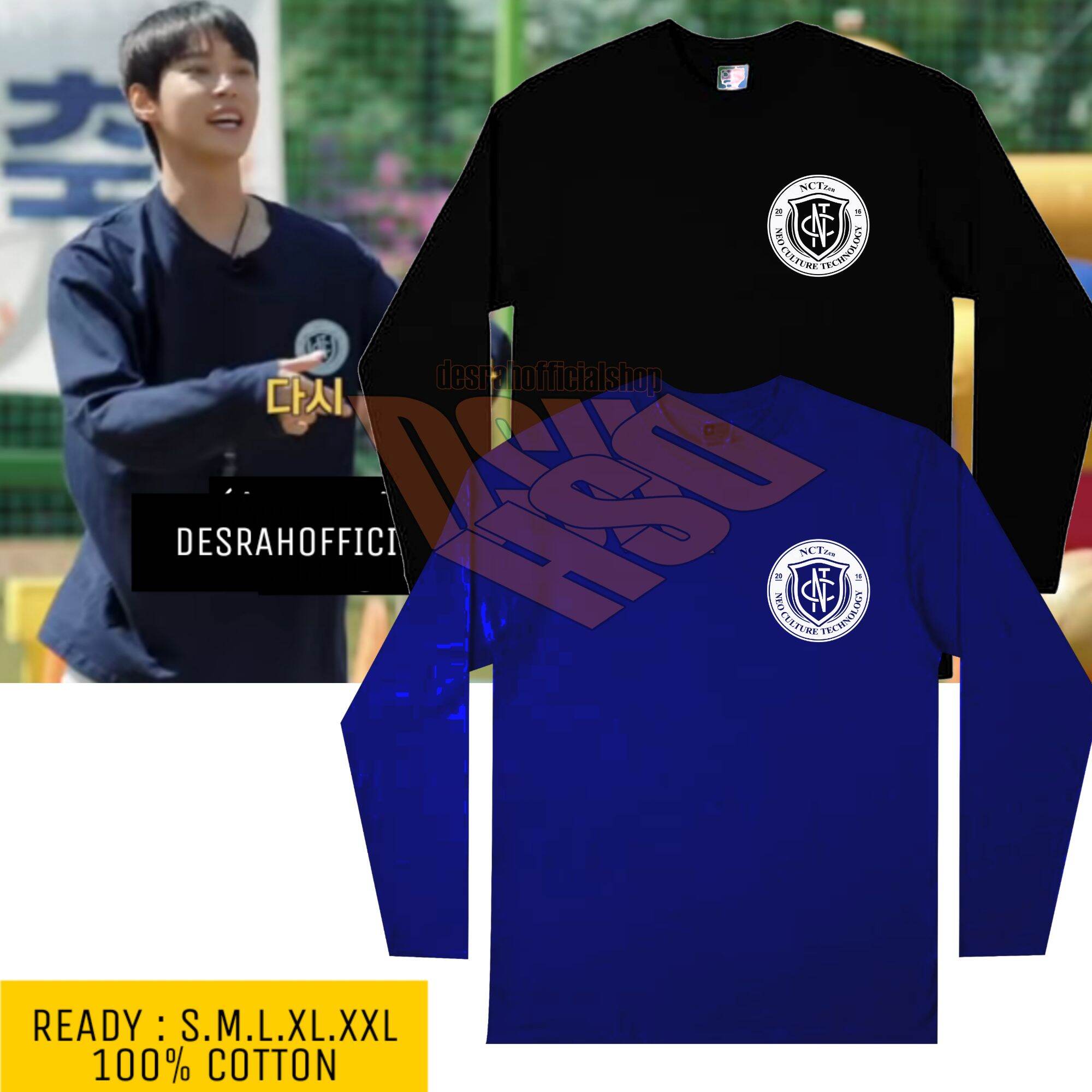 kaos kpop nctthe show LENGAN PANJANG nct ZEN Logo PUTIH | Lazada Indonesia