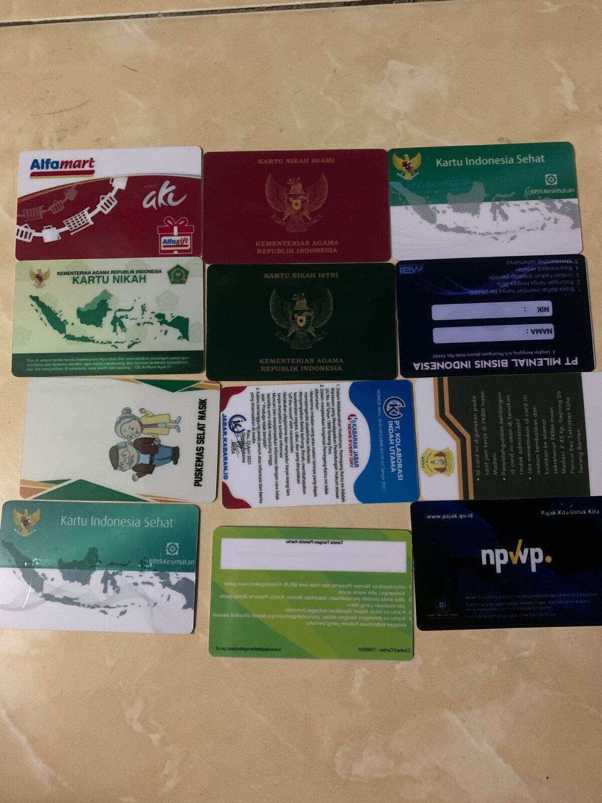 cetak id card pvc sehari jadi tebal 0.96mm free mika pelindung | Lazada Indonesia