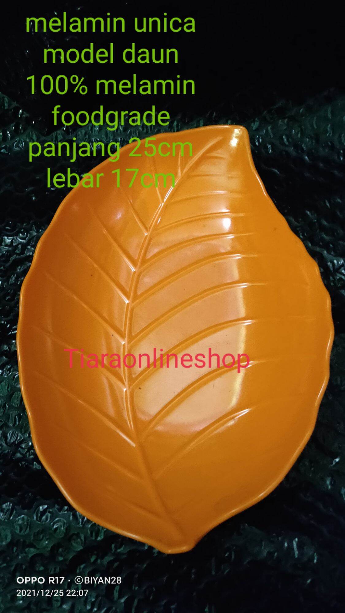 melamin unica model daun foodgrade/ ringkok lauk melamin model daun | Lazada Indonesia