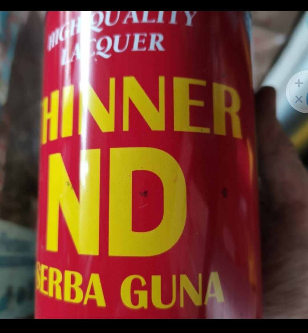 Thinner / Tiner/ Thiner Pengencer Cat ND Super Kemasan Kaleng 0,7 Liter ...