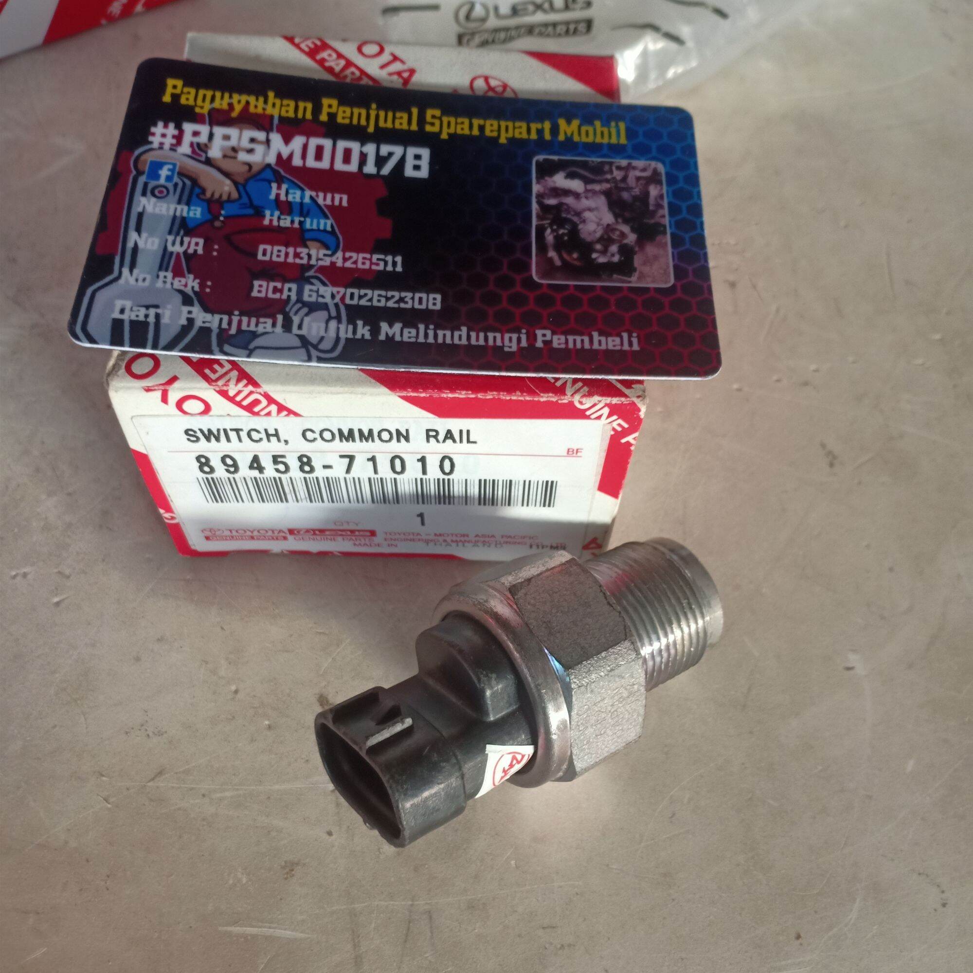 Switch Commonrail Sensor Common Rail Pin 3 Inova Fortuner Hilux Diesel ...