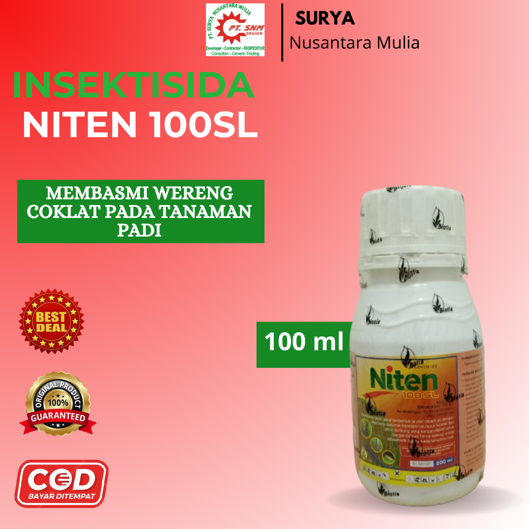 PESTISIDA | INSEKTISIDA | NITEN 100SL-200ML | MEMBASMI WERENG COKLAT ...