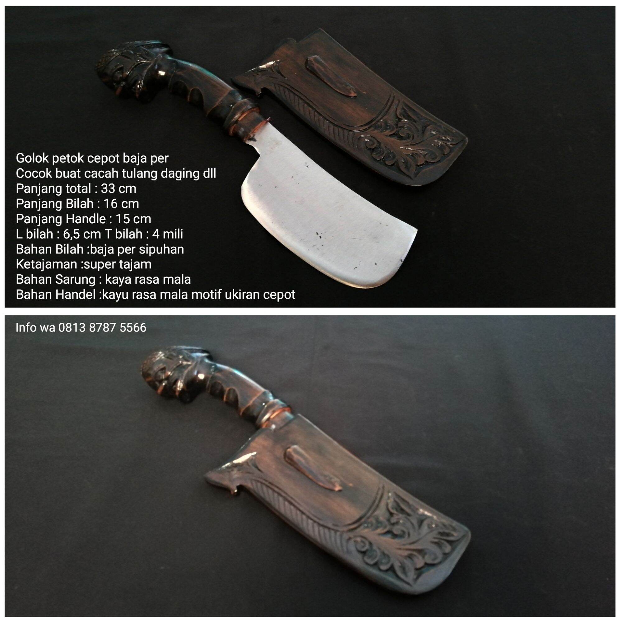 Golok petok cepot kupas kelapa baja per | Lazada Indonesia