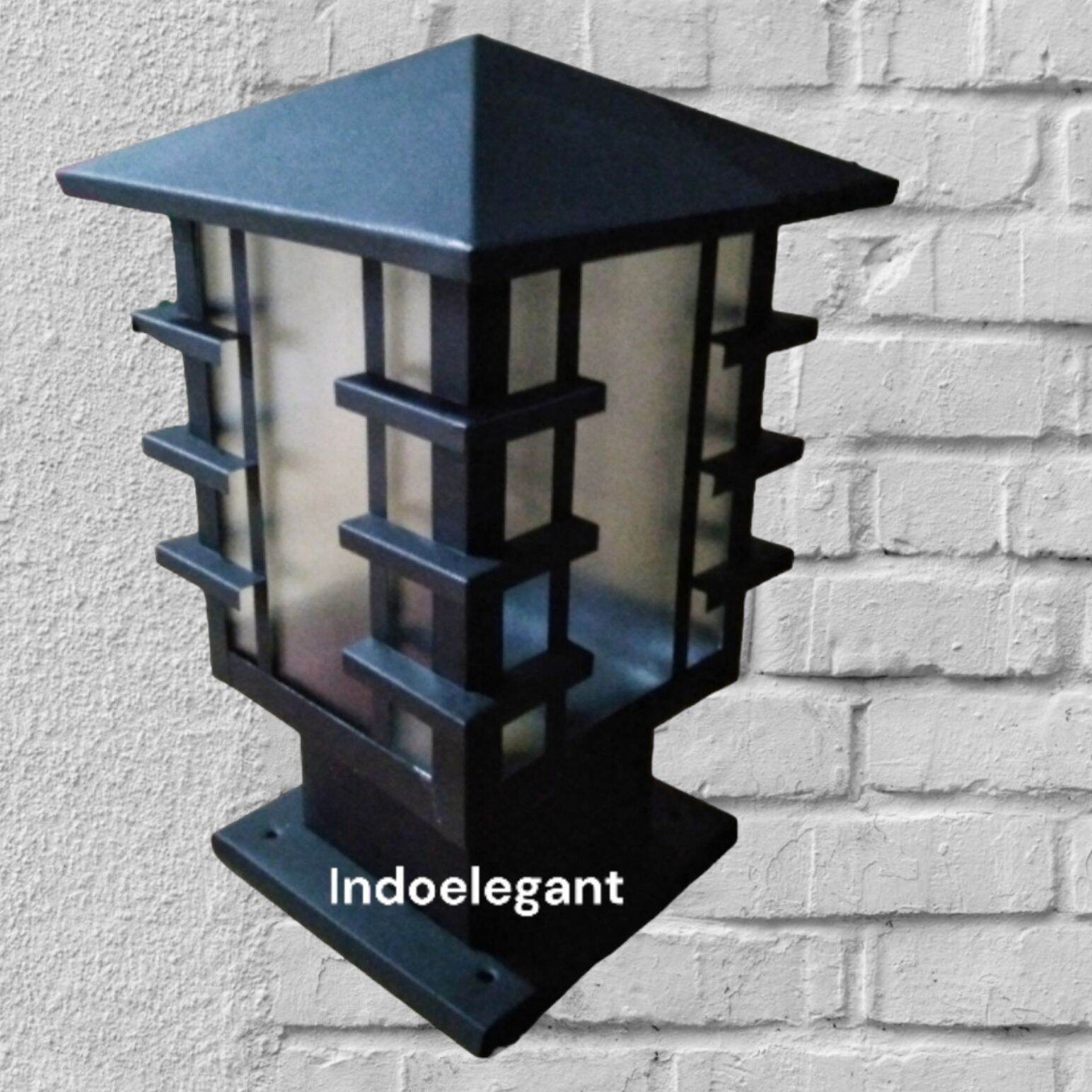 lampu pagar pilar sudut siku, lampu indoor lampu hias, lampu pagar ...