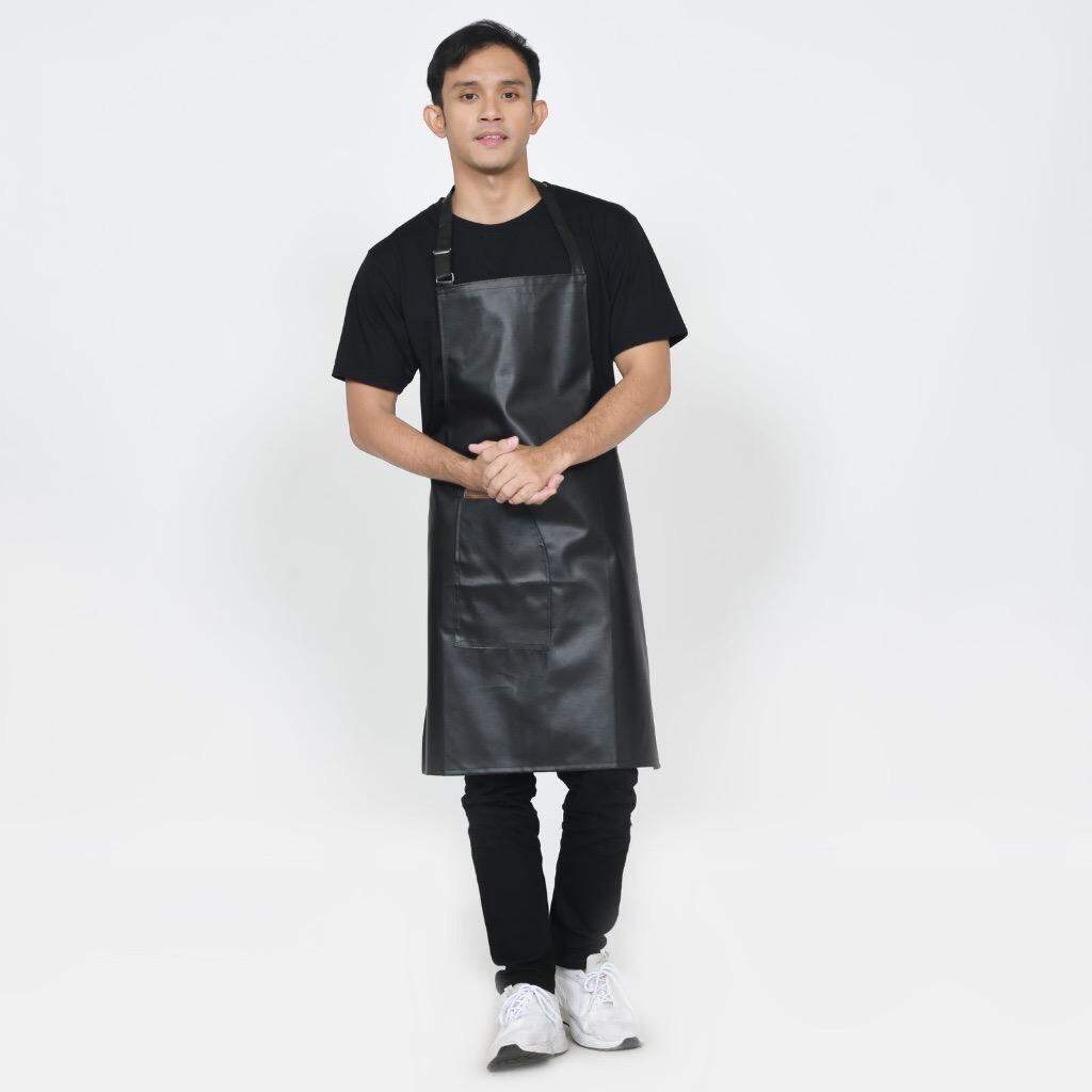 Apron Celemek Kerja Pabrik Anti Air dan Minyak Celemek Barista Warna ...