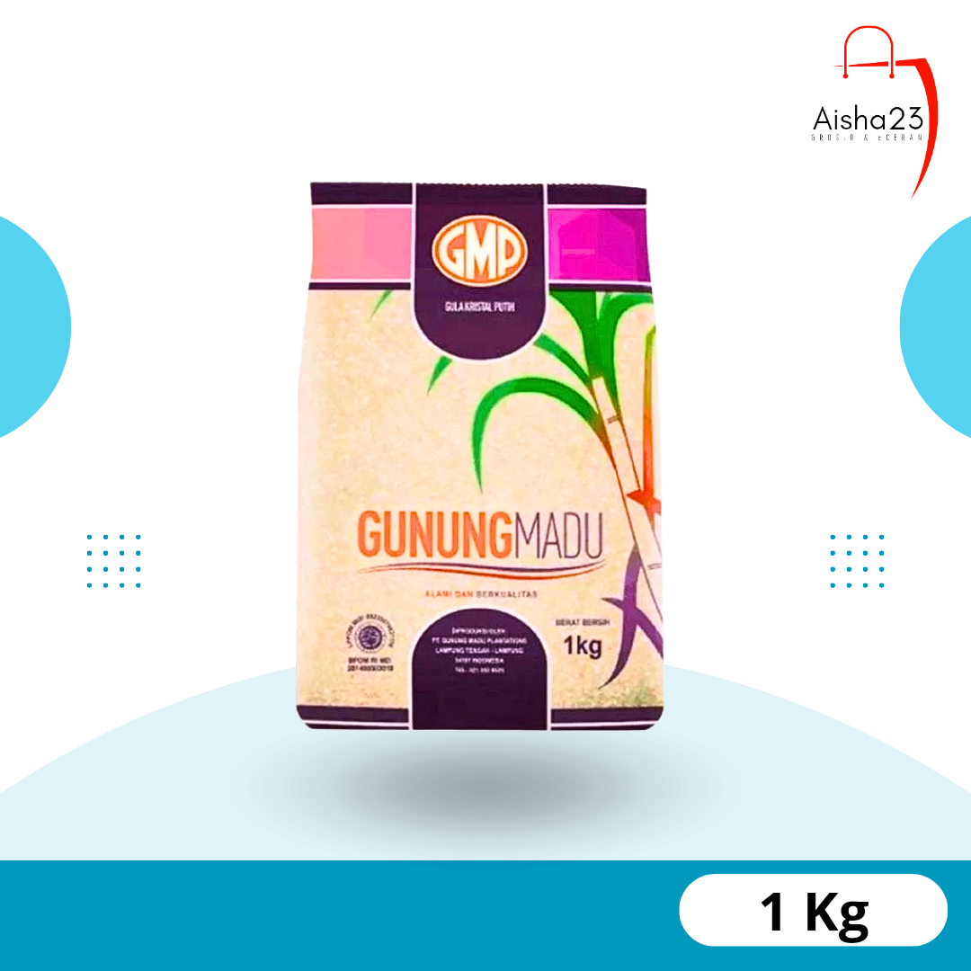 Gula putih kristal GMP Gunung Madu 1 Kg | Lazada Indonesia