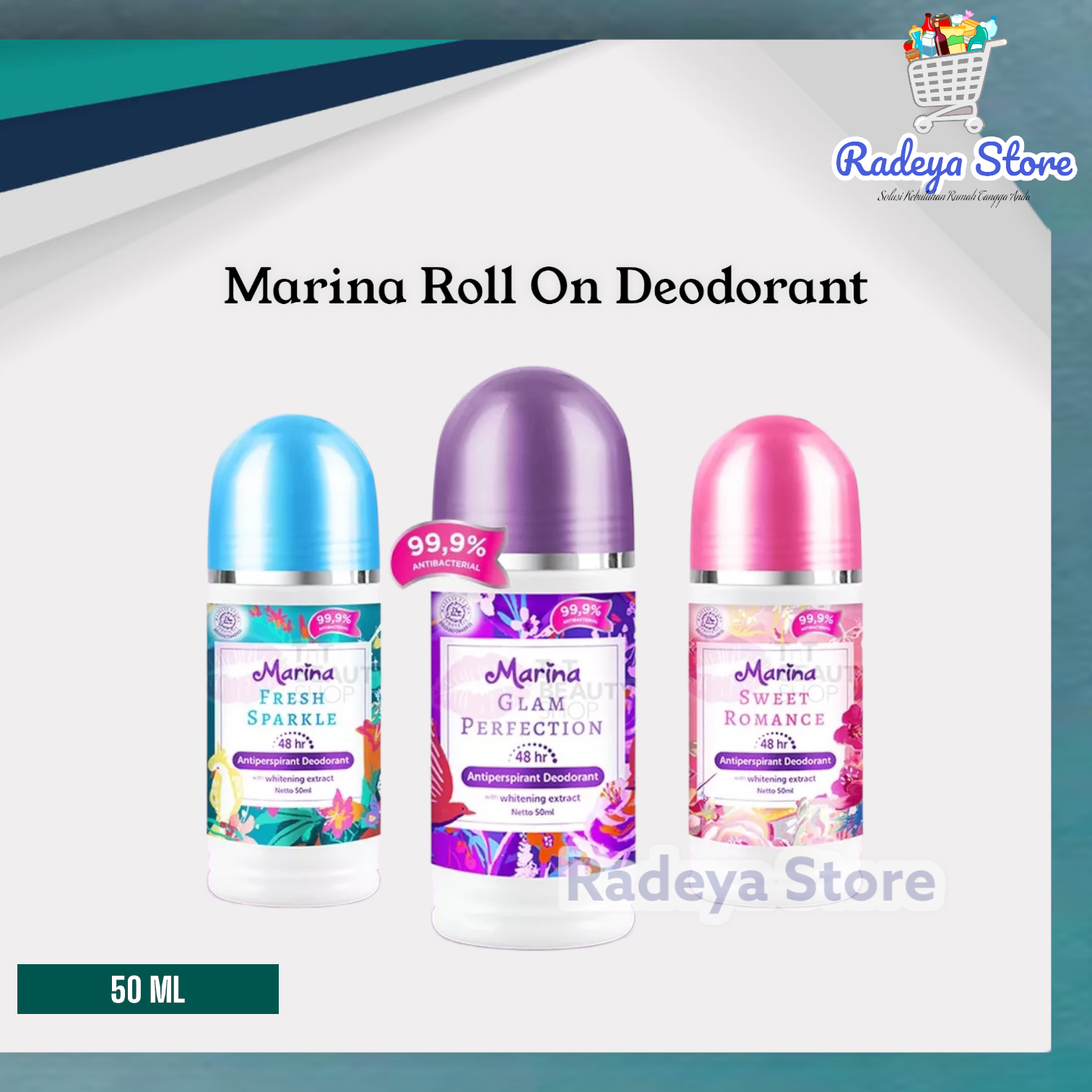 Marina Deodorant Dengan Perlindungan Efektif Terhadap Bau Badan Kemasan ...