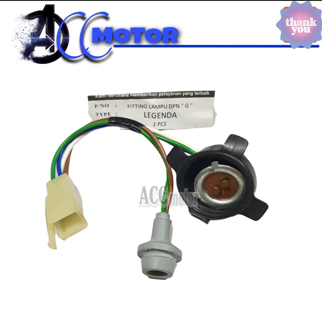Socket Fitting Lampu Depan Set Legenda/Legenda 2 High Quality | Lazada ...