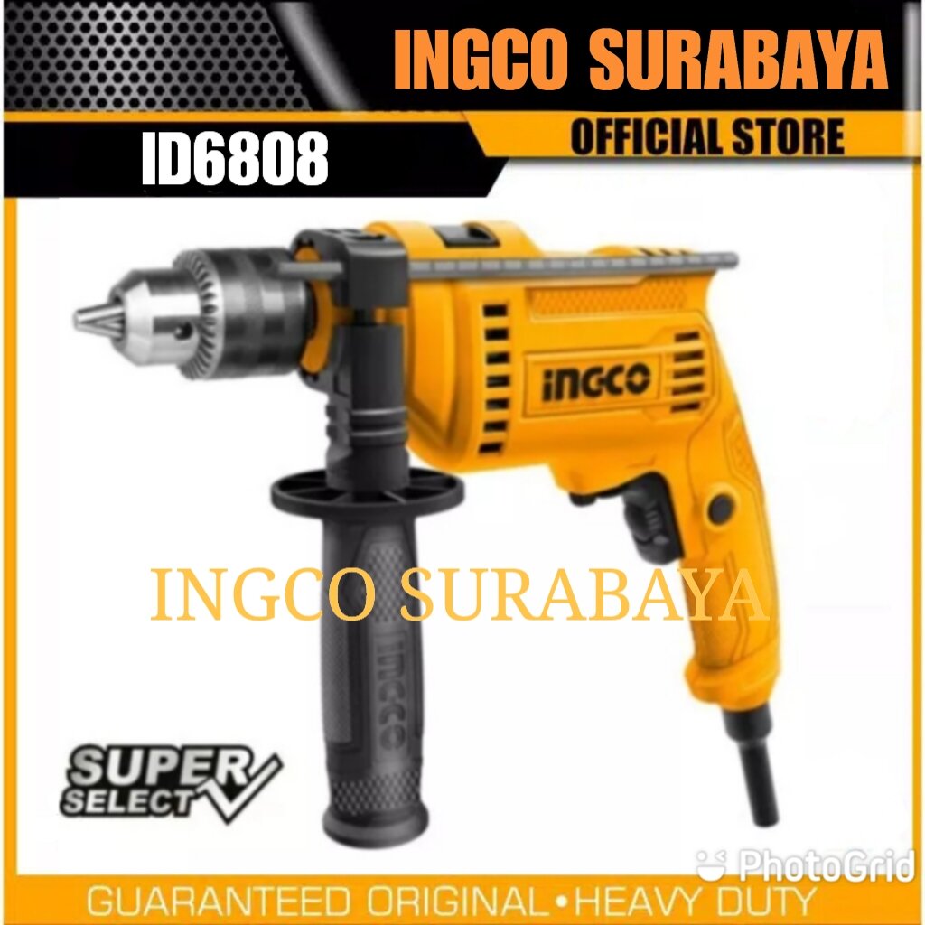 INGCO ID6808 IMPACT DRILL 13MM MESIN BOR TEMBOK LISTRIK 680W | Lazada ...