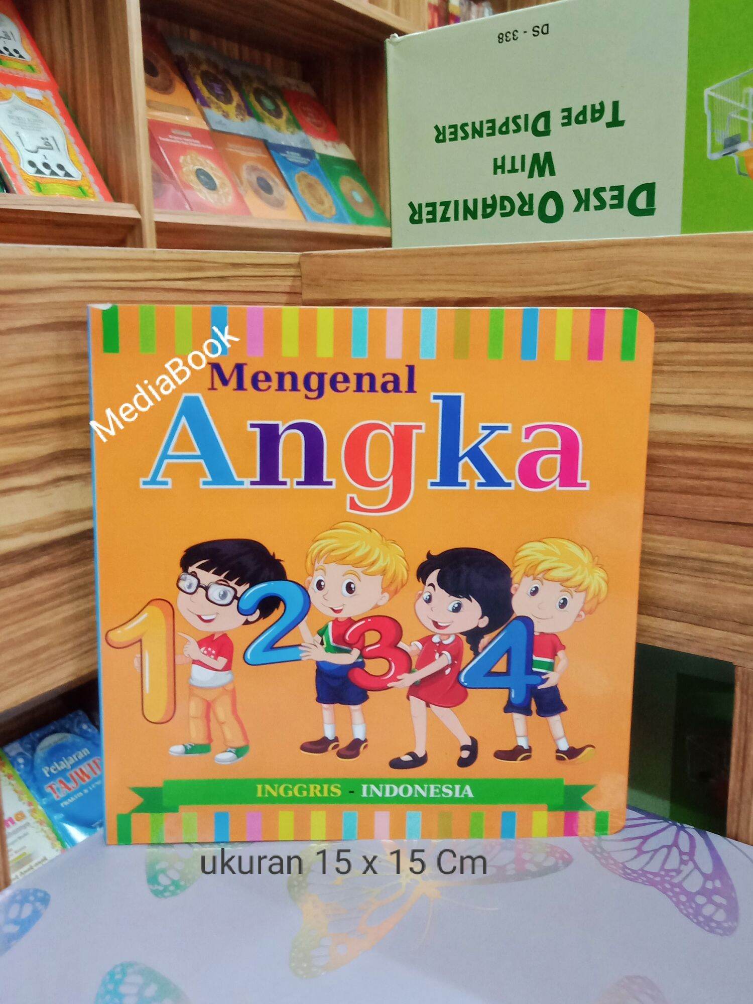 Board Book Anak Balita Mengenal Angka Hard Book Full Colour Inggris ...