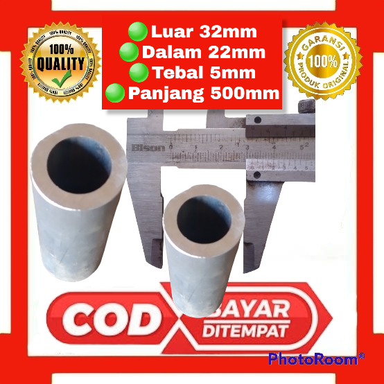 Pipa Besi Seamless - Diameter Luar 32mm/Dalam22mm - Tebal 5mm panjang ...