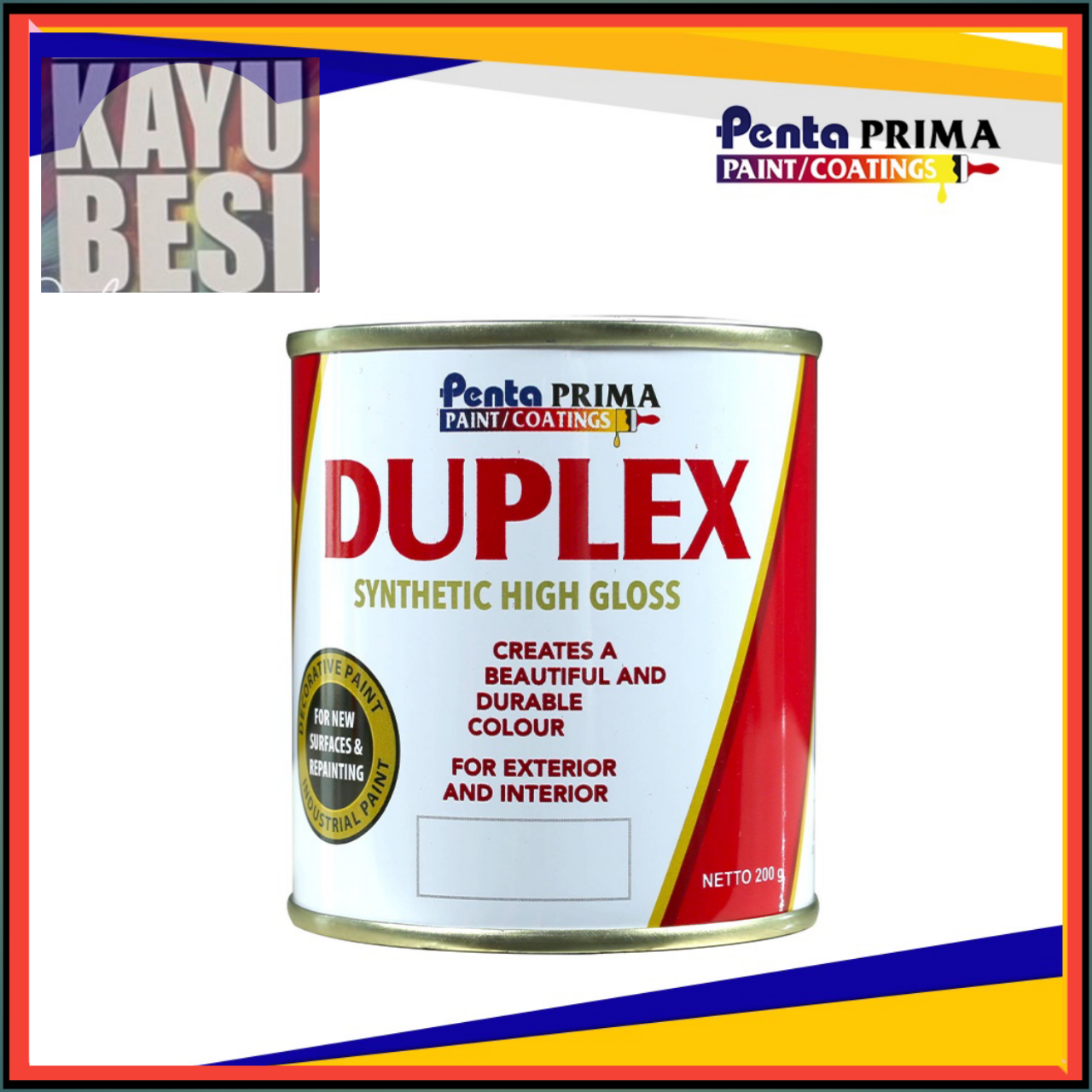 CAT KAYU BESI CAT MINYAK PENTA PRIMA 200 CC | Lazada Indonesia