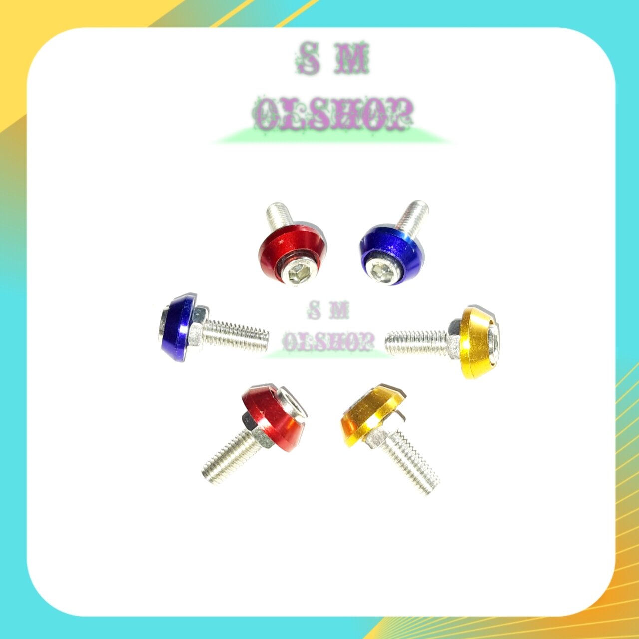 4 BIJI BAUT PLAT NOMOR BAUT VARIASI PLAT MOTOR BAUT PLAT NOMOR MOTOR ...