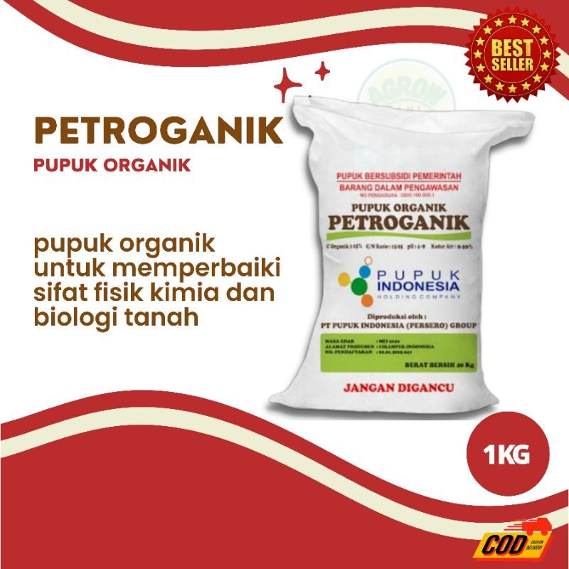 Pupuk Organik Petroganik 1kg Kemasan Rapack 1kg | Lazada Indonesia