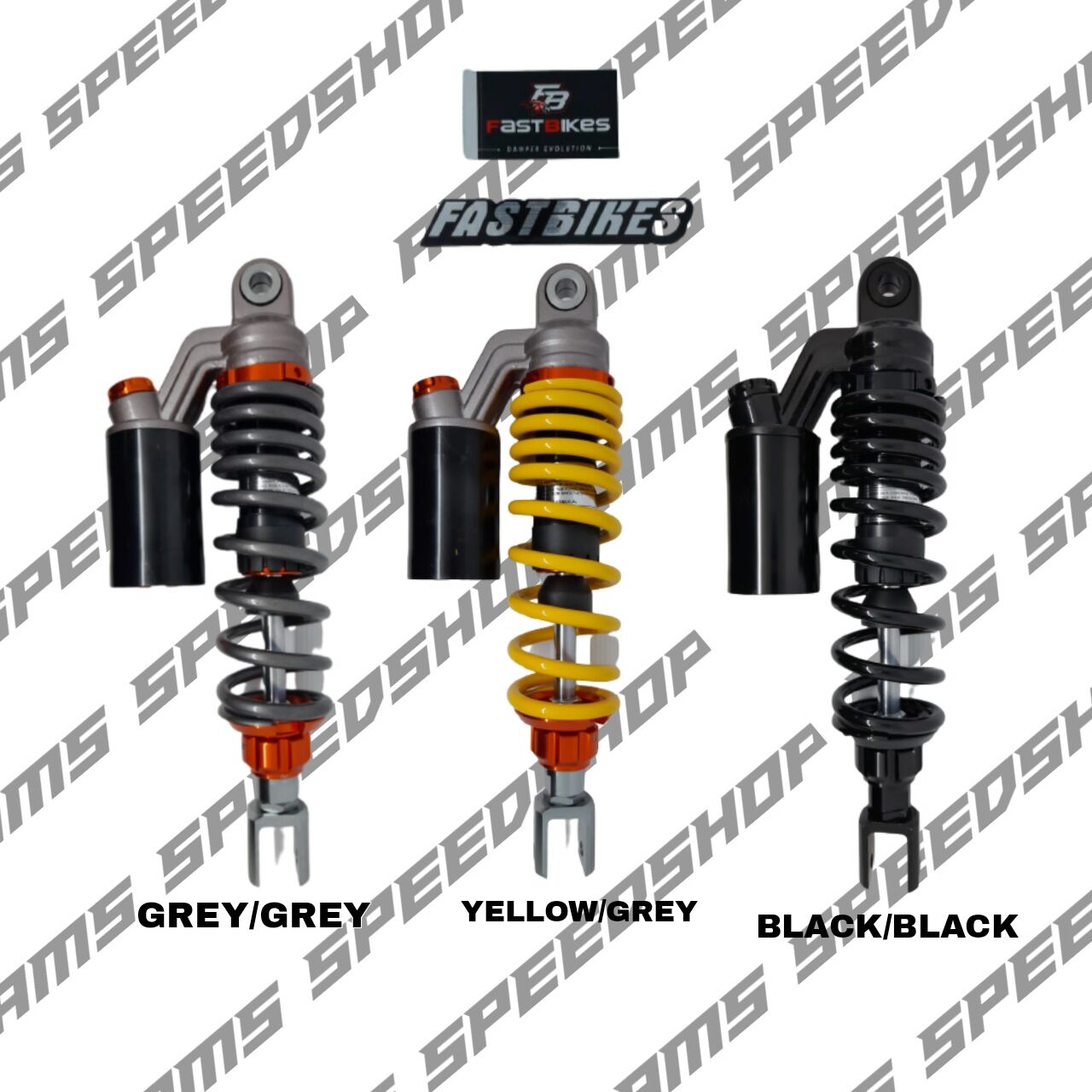 Shock Belakang / Shock Breaker tabung Belakang 310mm Merk Fast bikes ...
