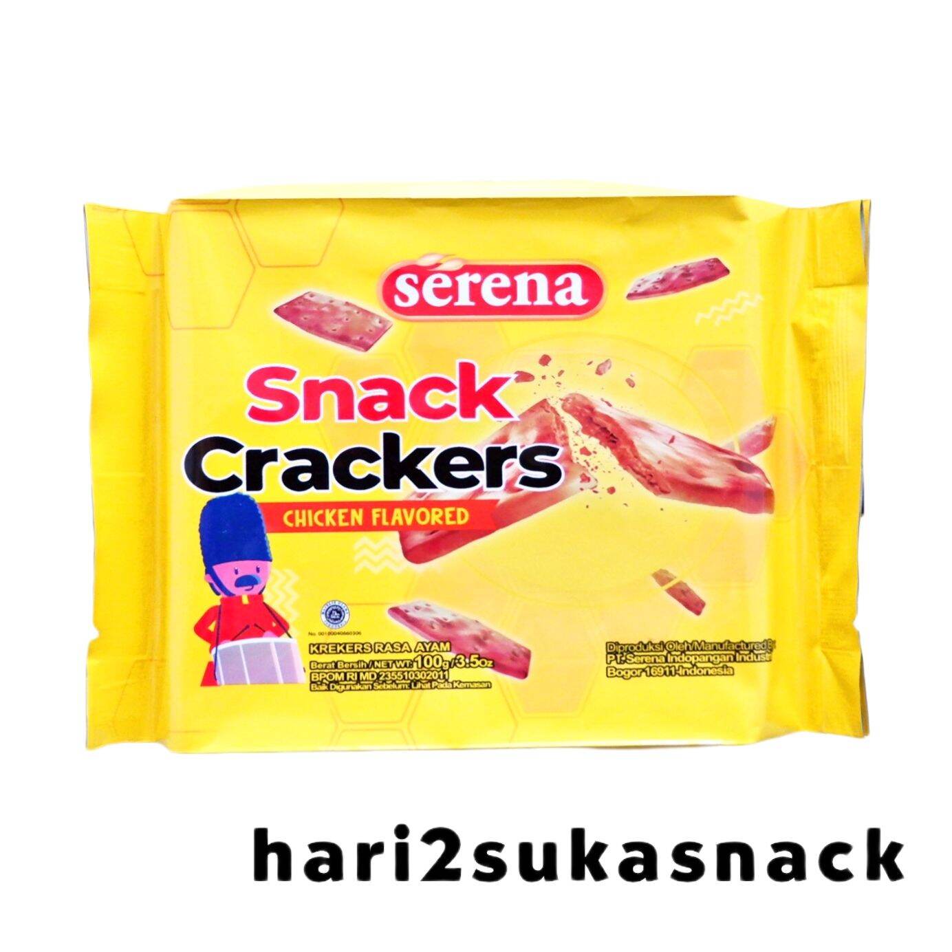 Serena Snack Crackers Chicken Flavoured Krakers Rasa Ayam | Lazada ...