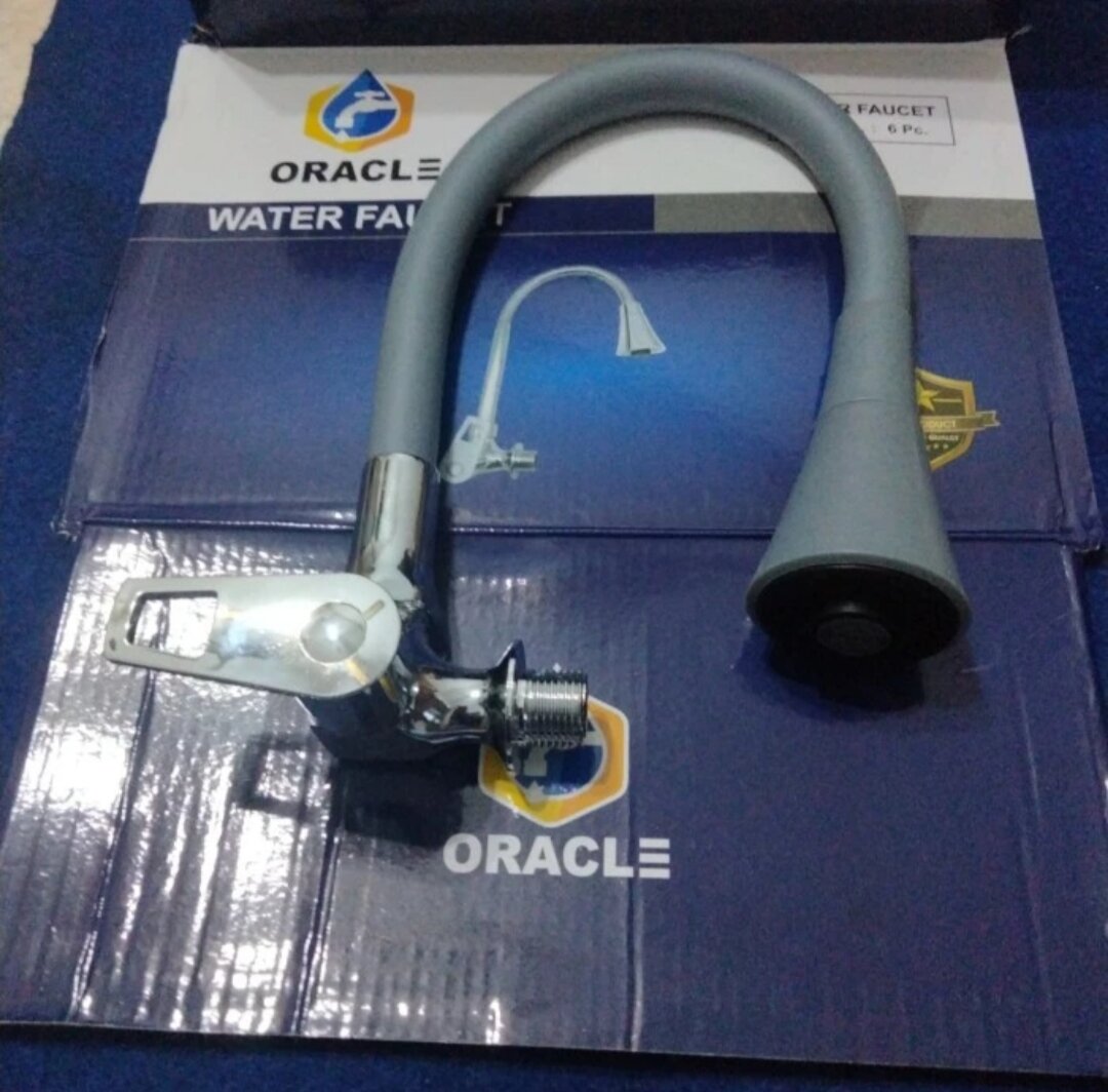 kran angsa fleksibel tembok merek Oracle bahan lapis karet kepala ...