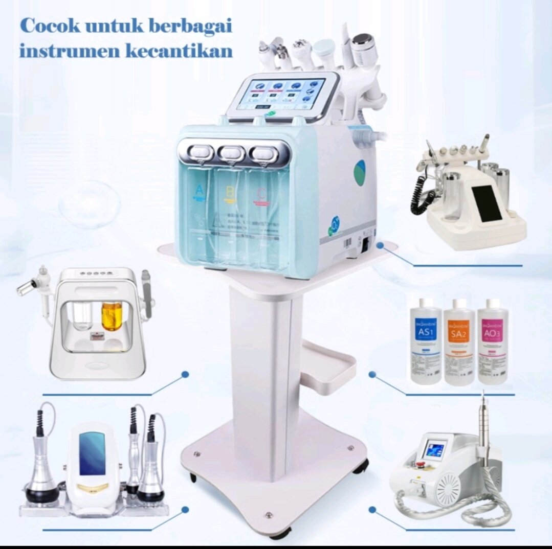 troli hydra facial alat facial salon klinik trolley | Lazada Indonesia