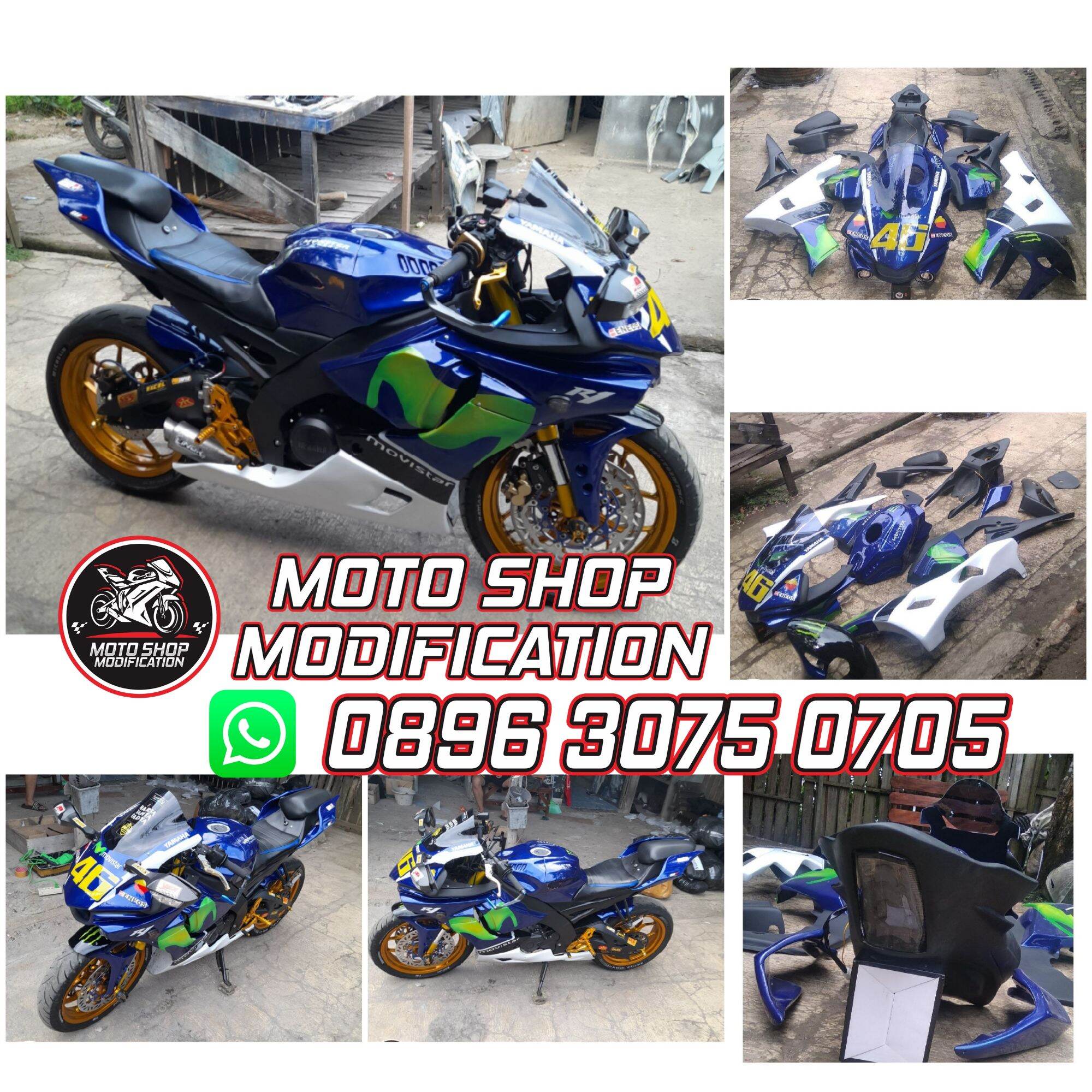 Full Body Sett Fairing Model R1 PNP Yamaha R15 V1 V2 V3 | Lazada Indonesia