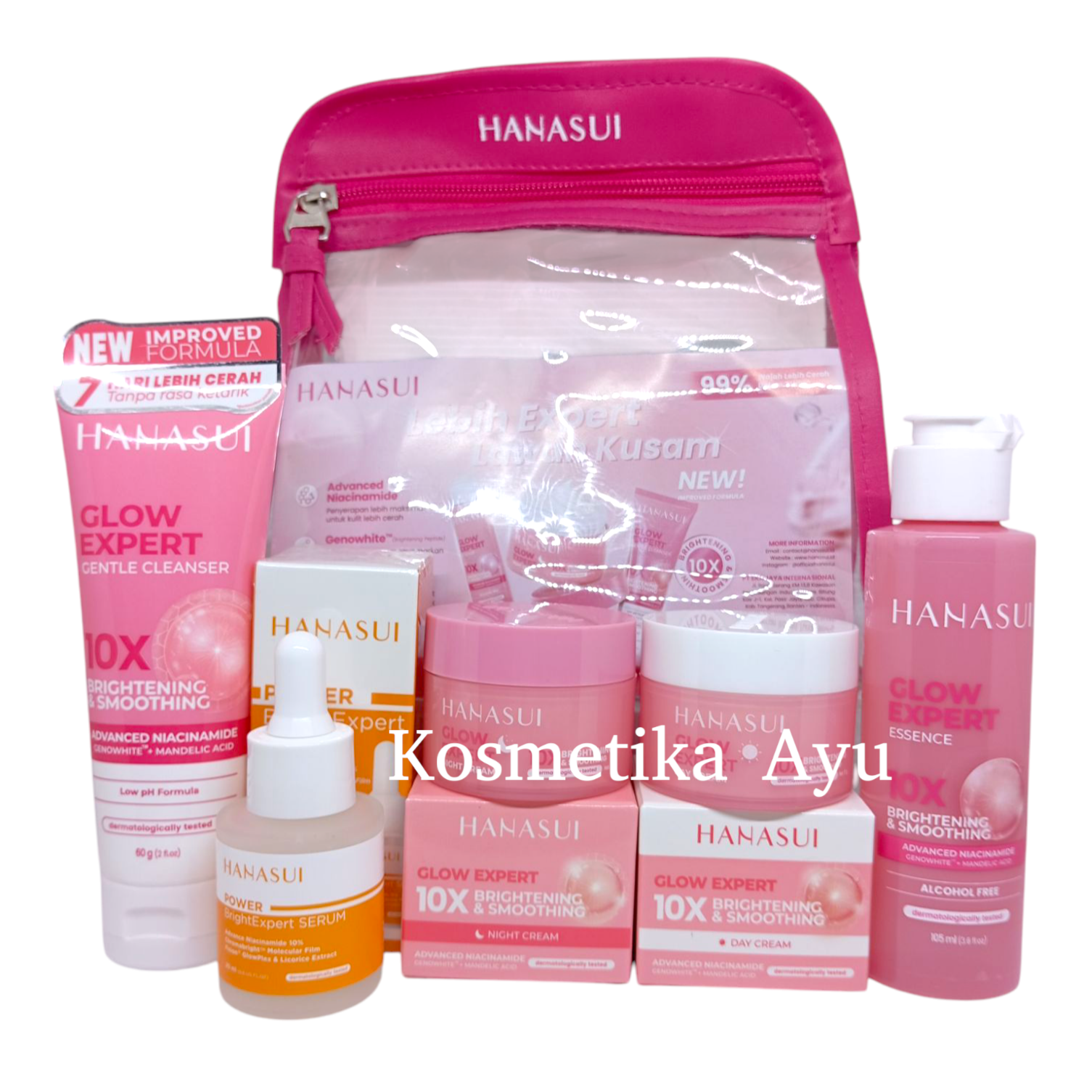 Hanasui Paket Skincare Kulit Glowing Mencerahkan | Lazada Indonesia