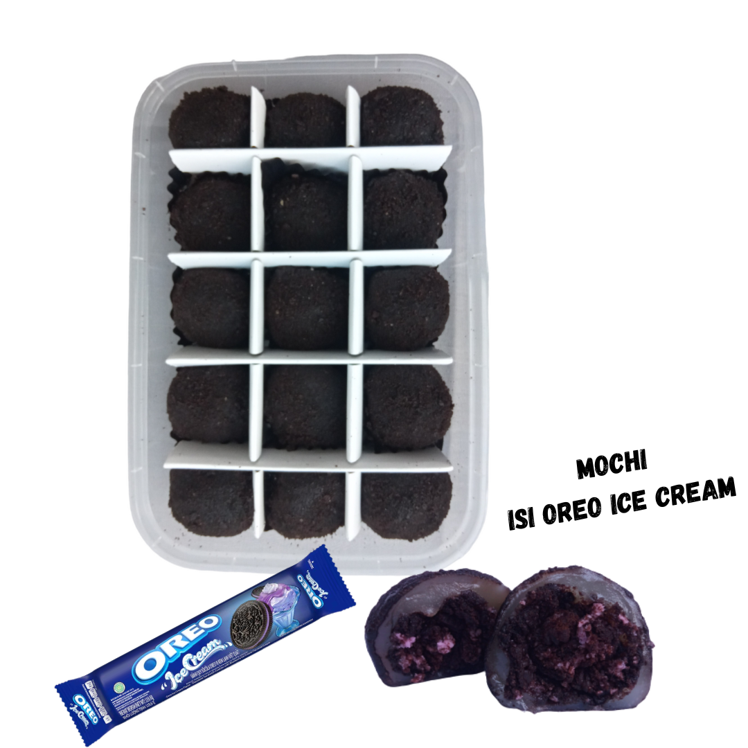 mochi isi oreo ice cream 15 btr | Lazada Indonesia