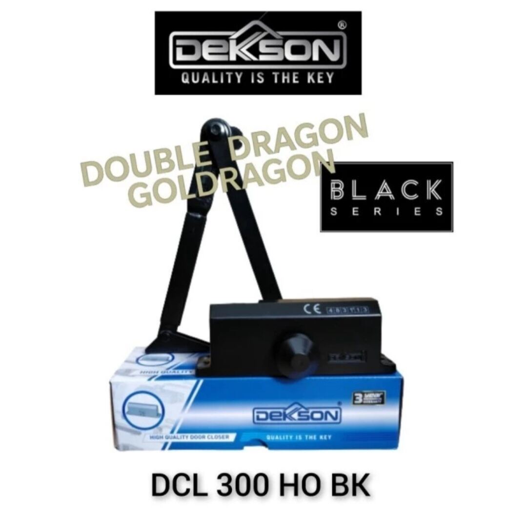 Door Closer Dekkson DCL 300 HO Black | Lazada Indonesia
