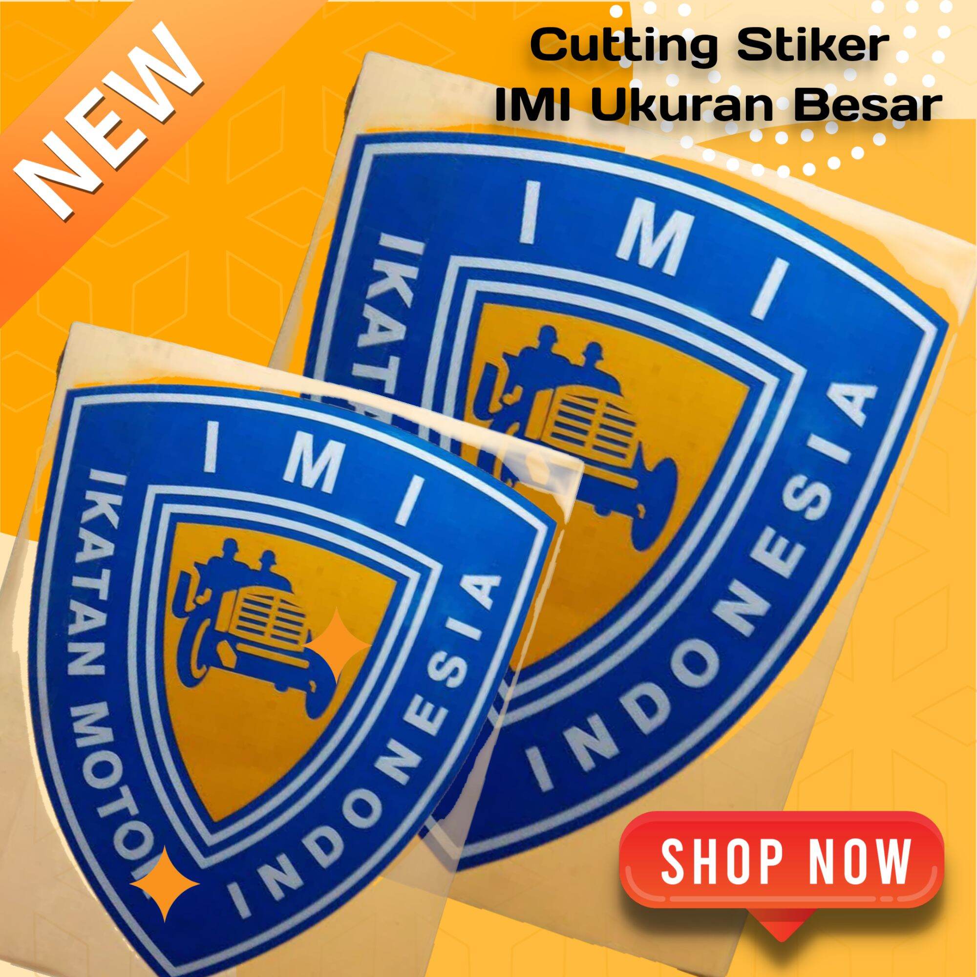 Stiker IMI Ukuran Lebar Atau Besar Stiker Ikatan Motor Indonesia Besar Lebar Stiker Cutting IMI ...