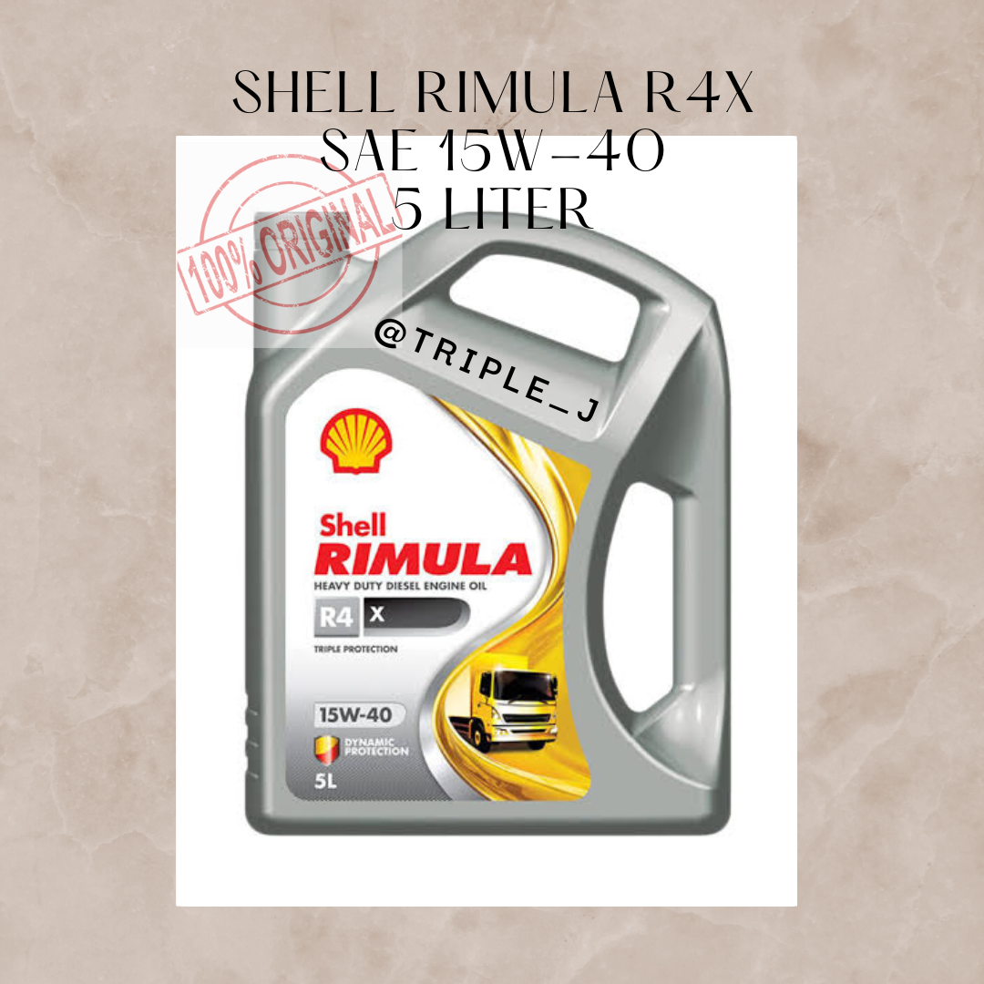 Shell Rimula R4X 5 Liter Original Shell Scan Barcode | Lazada Indonesia