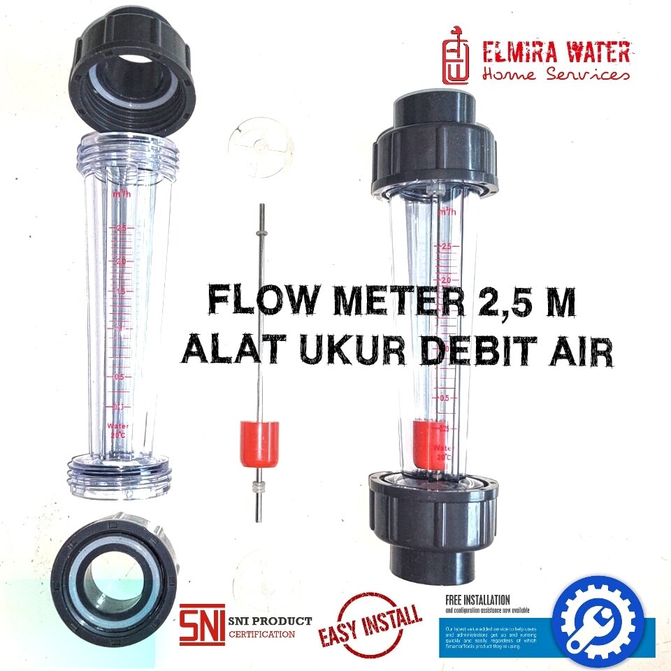 Rotameter Flowmeter 2500 LPH | Lazada Indonesia