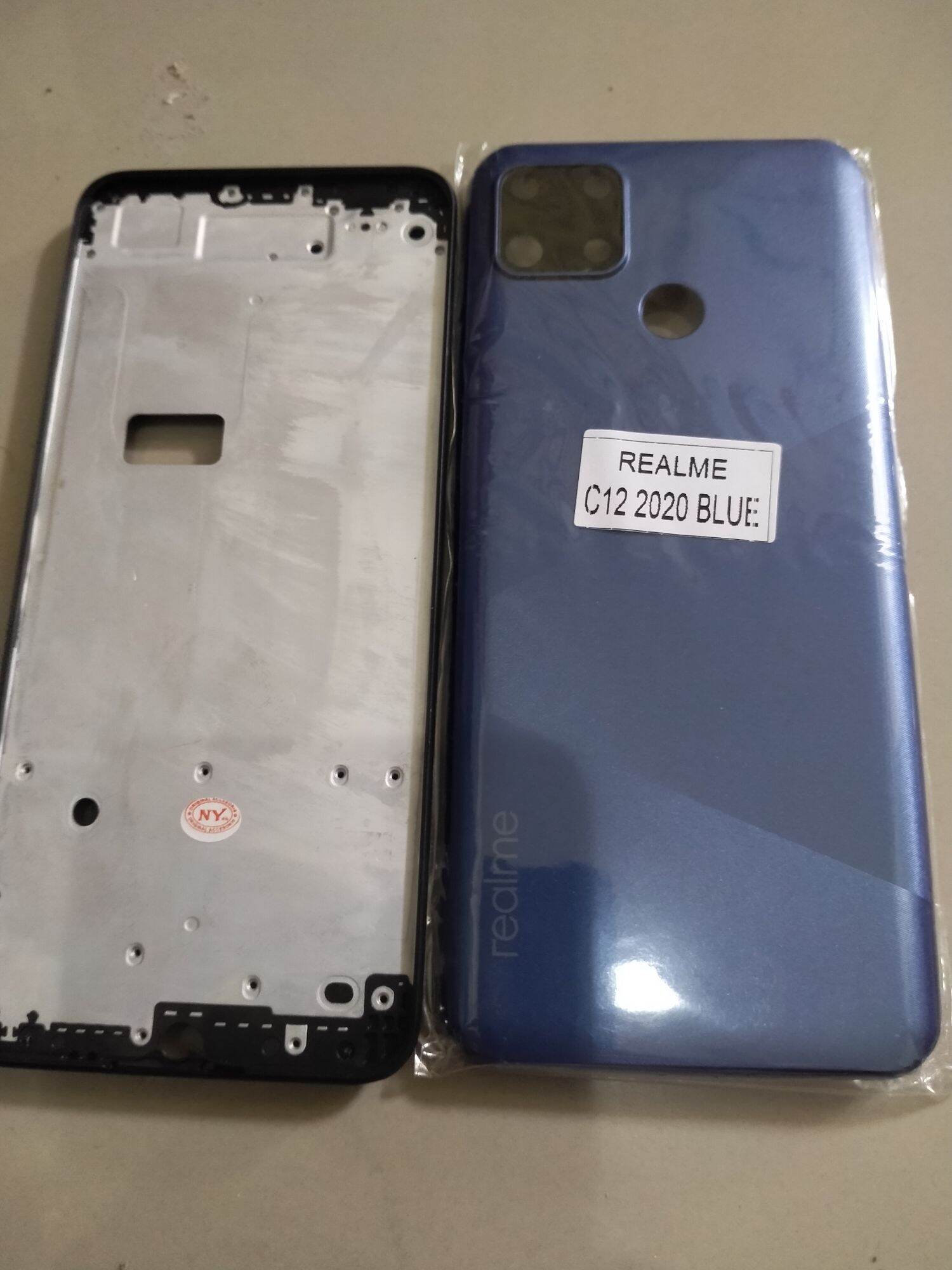 casing housing kesing fullset frame + backdoor realme c12 | Lazada ...