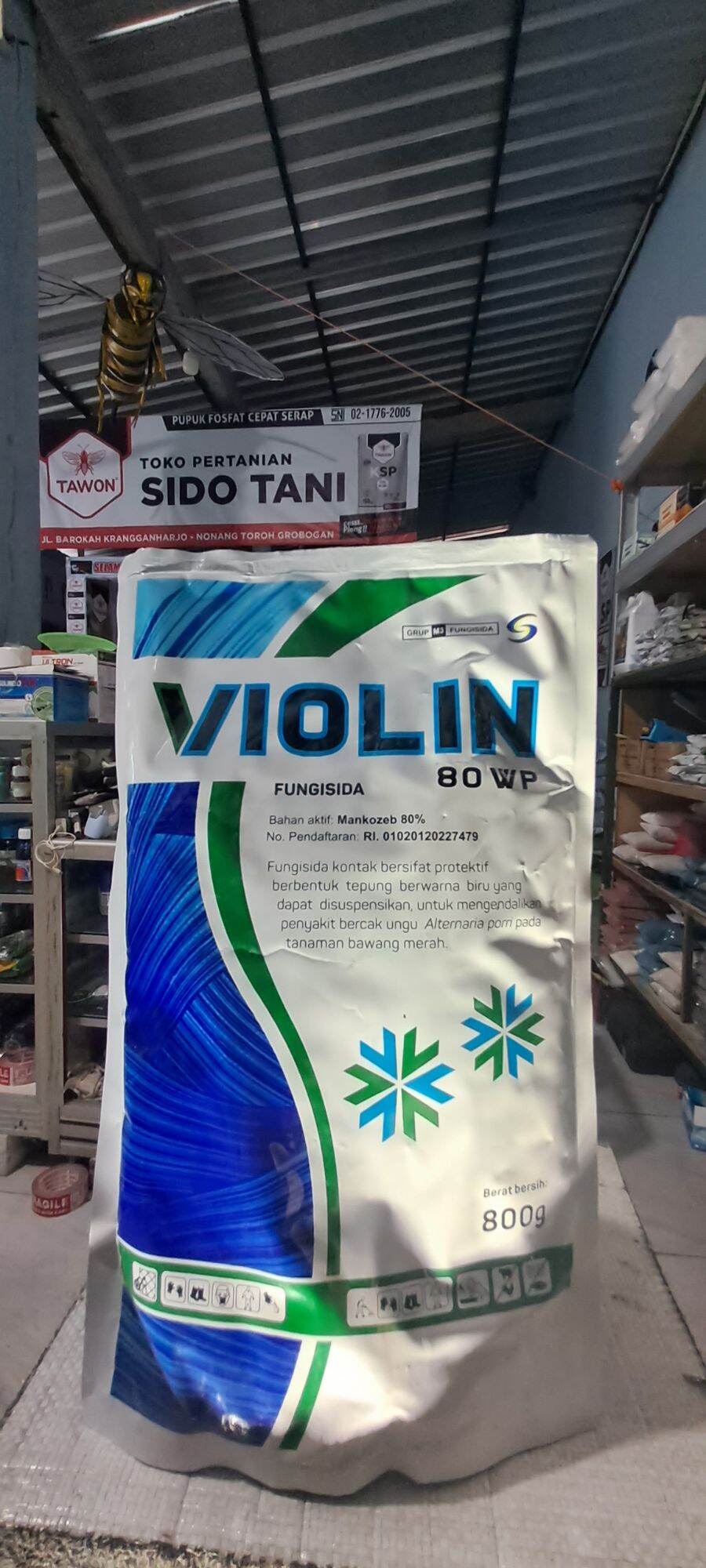 VIOLIN 80WP 800GR FUNGISIDA PROTEKTIF MANCOZEB 80% | Lazada Indonesia