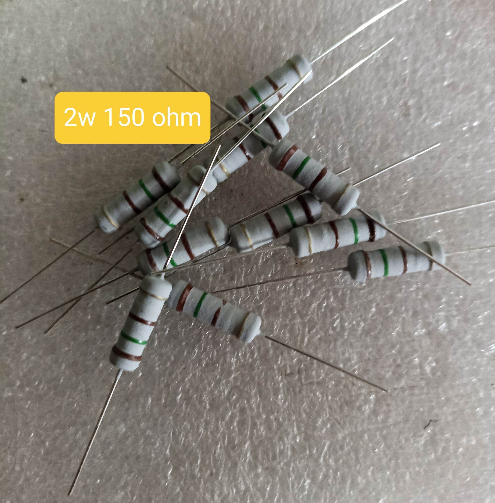 10BUAH RESISTOR 2WATT 150 OHM 2W 150 OHM 2 WATT 150 OHM | Lazada Indonesia