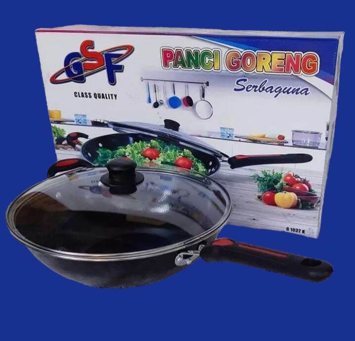 Panci GSF satu Set Panci Penggorengan Serbaguna Wajan Anti Lengket ...