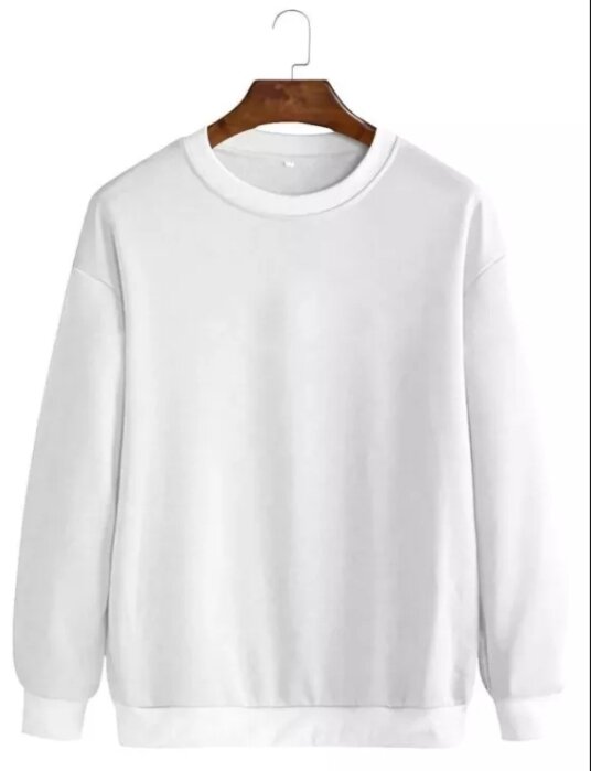 Sweater Crewneck Polos Putih | Lazada Indonesia