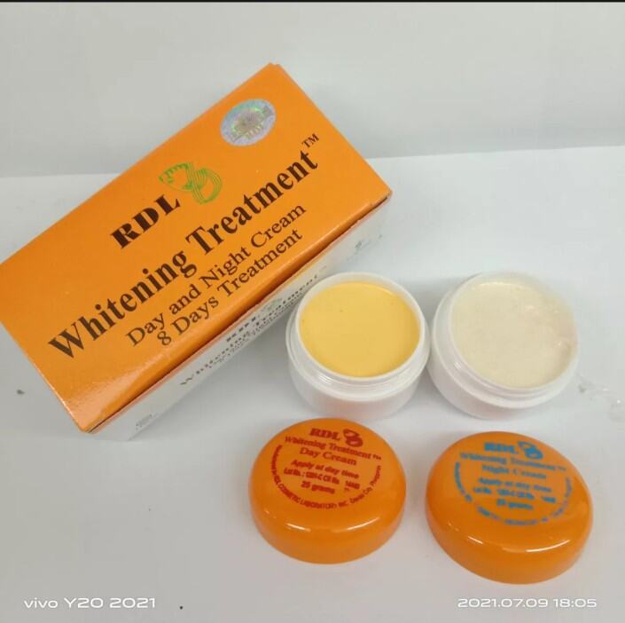 Rdl cream 8 days whitening Treatment day night | Lazada Indonesia