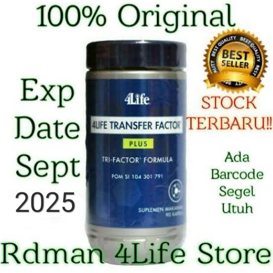 4life transfer factor plus tri formula 90 capsul BPOM Halal Asli ...